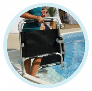 In-Pool Chairs - Lightweight In-Poolside Seating by EdgeMate Pool Chairs